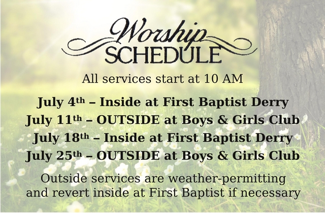 The First Baptist Church of Derry, NH | The Church in the heart of Derry with a heart for Derry